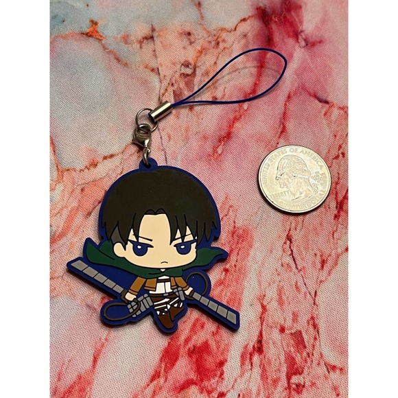 Unknown | Other | Shingeki No Kyojin Attack On Titan Levi Rubber Strap ...